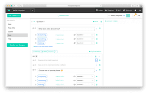 Advanced context snippets - Wingbot Chatbot Framework Documentation
