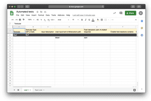 Automated conversation tests - Wingbot Chatbot Framework Documentation
