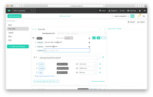 Slot filling - Wingbot Chatbot Framework Documentation