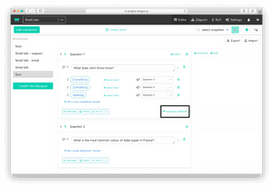 Force user to answer - Wingbot Chatbot Framework Documentation