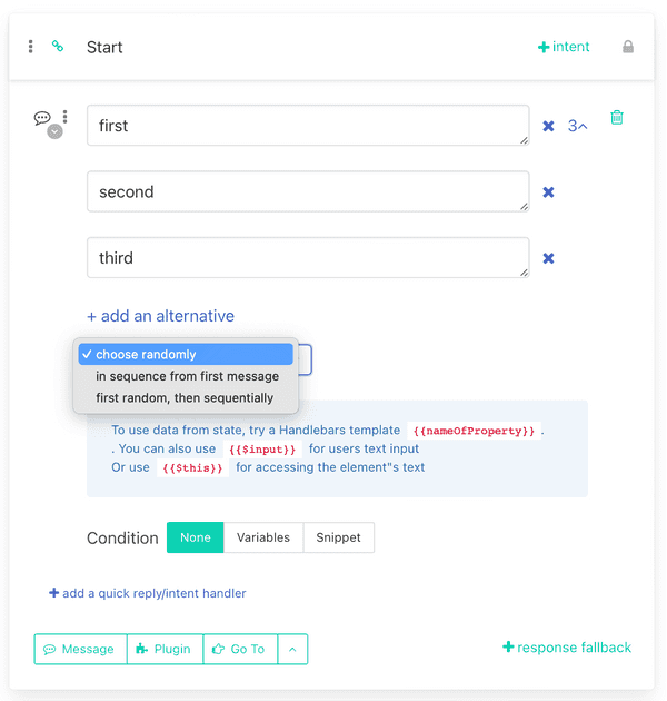 Sequential Messages - Wingbot Chatbot Framework Documentation Sequential Messages - Wingbot Chatbot Framework Documentation